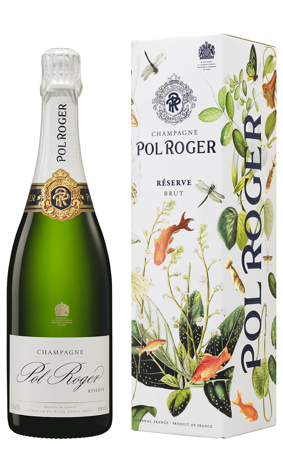 NV - Pol Roger White Foil Brut Gift Box - 6x75cl – Goedhuis Waddesdon